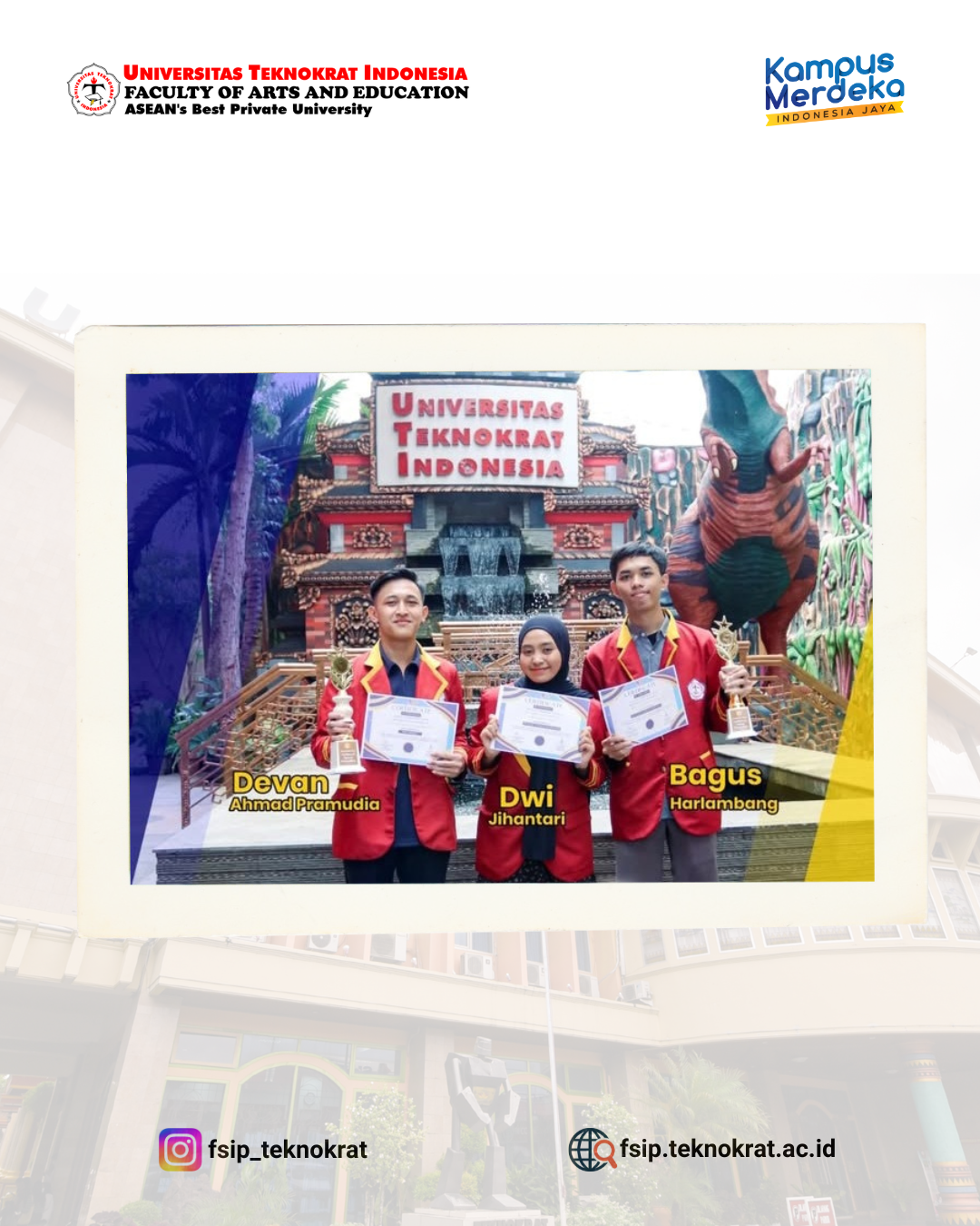 Teknokrat Borong Juara 1 di FLECO 2024 Universitas Sriwijaya – FSIP Teknokrat